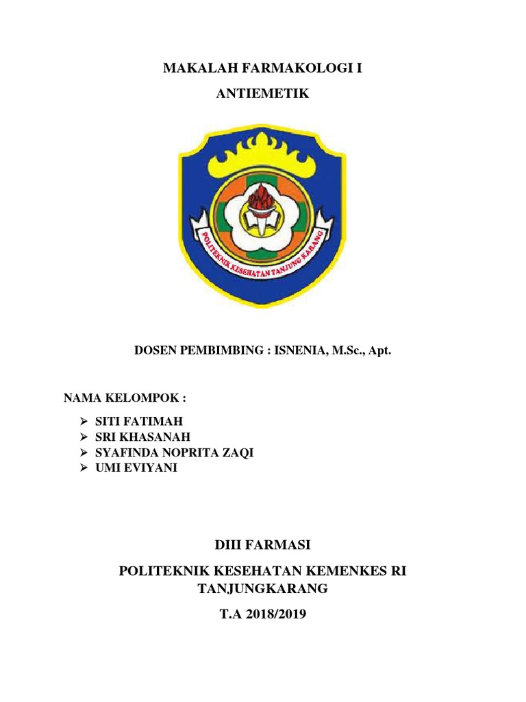ANTIEMETIK | PDF | Kesehatan Holistik | Sains & Matematika