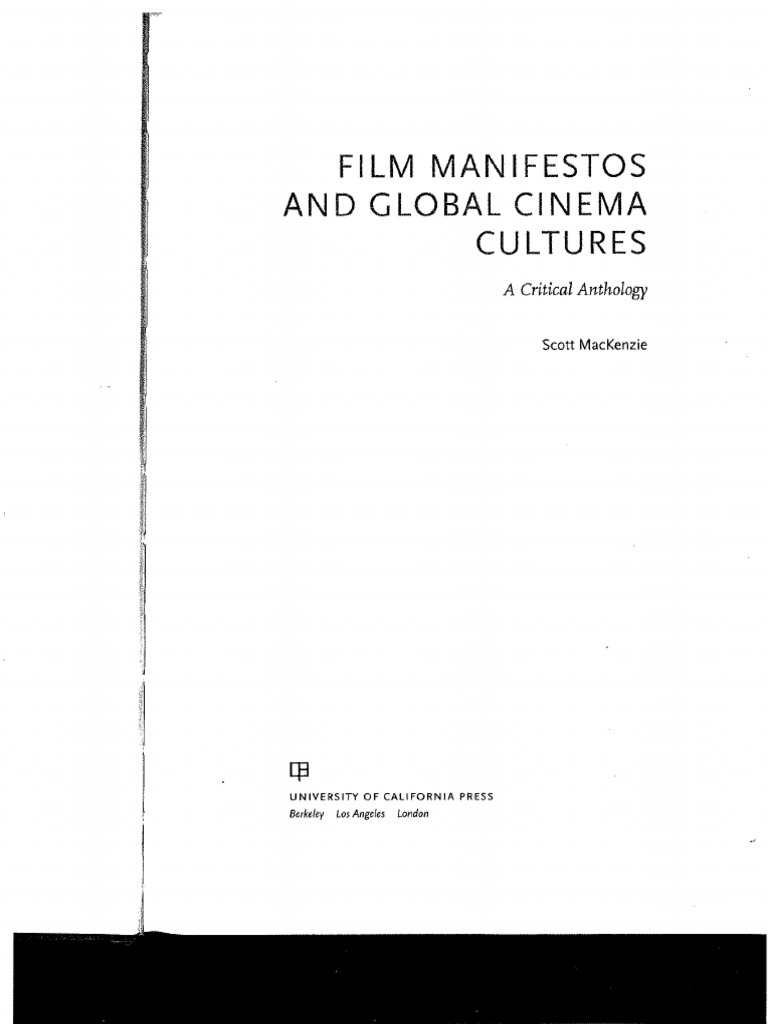 Film Manifestos and Global Cinema Cultures | PDF