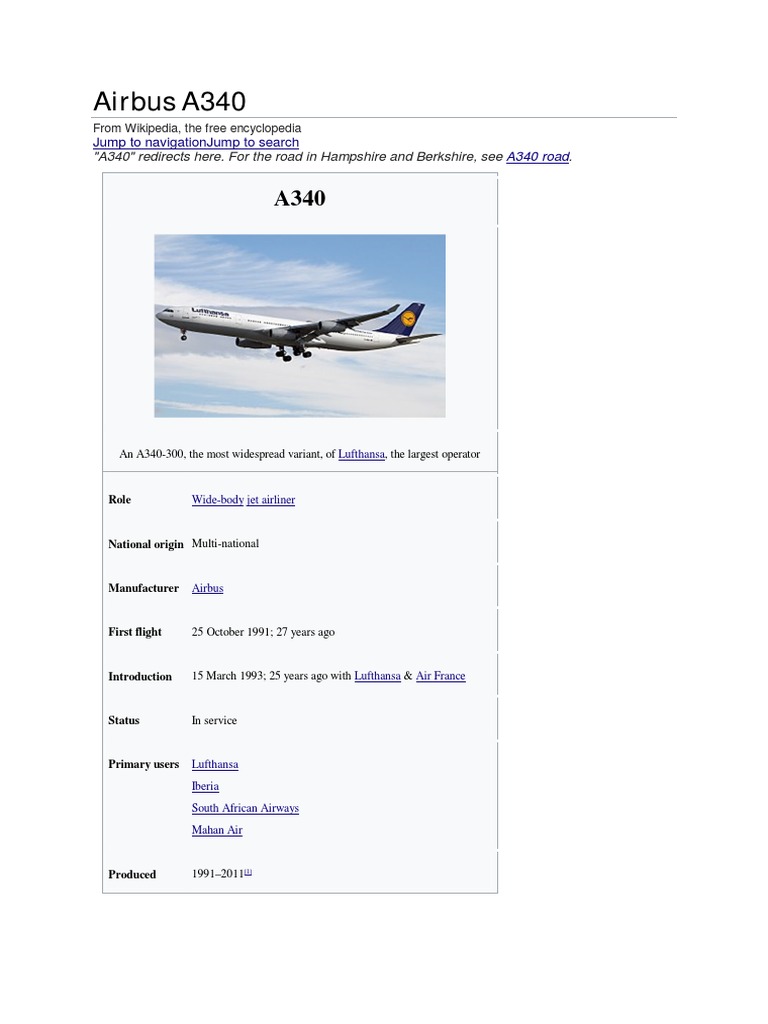 A340 | PDF | Aerospace Engineering | Aerospace