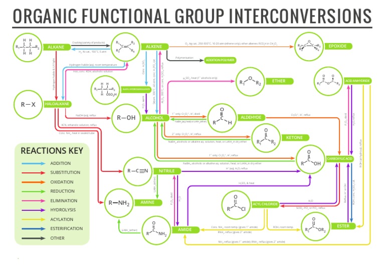 Organic Functional Group Interconversions | PDF | Ether | Amide