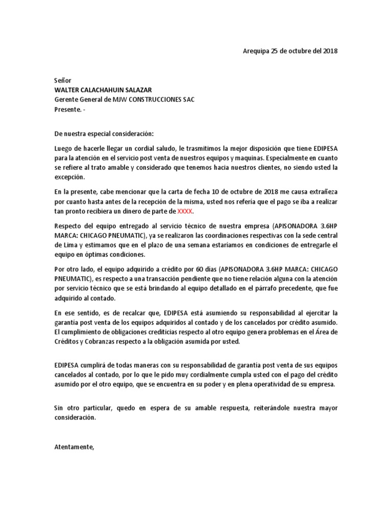 Modelo de Carta | PDF