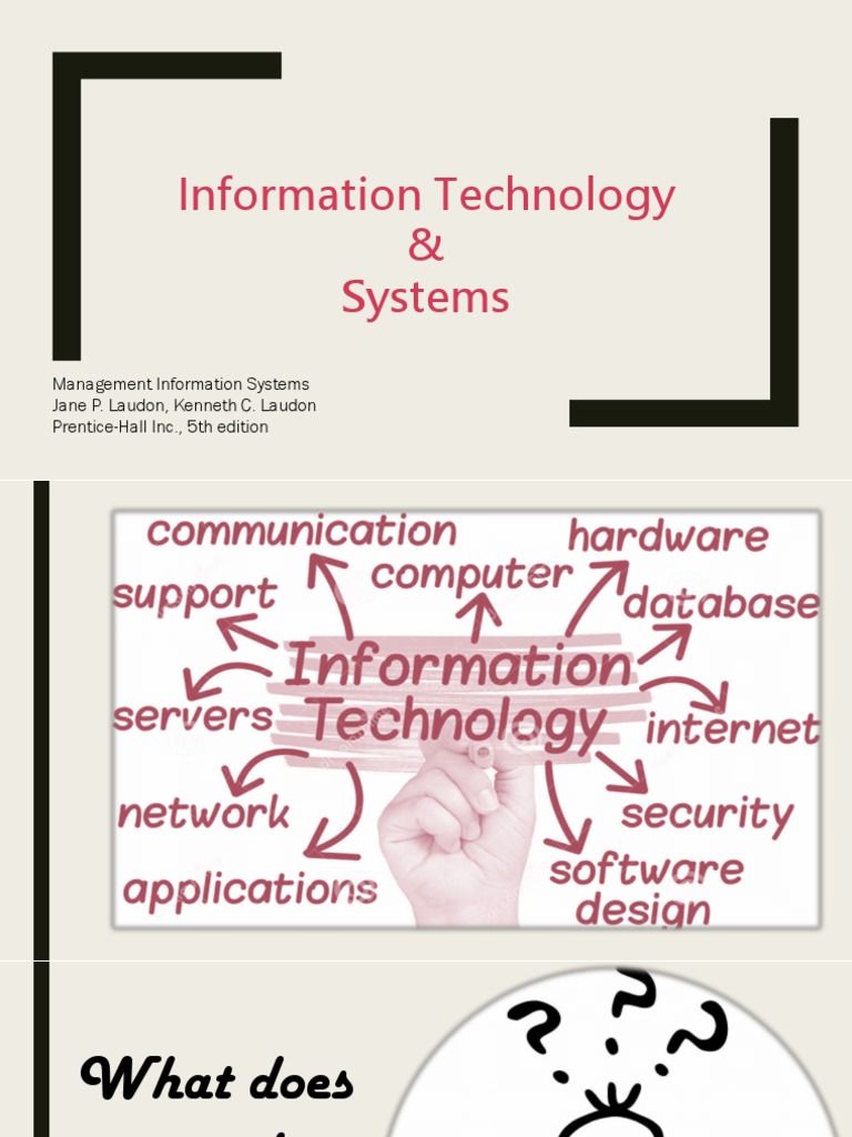 Information Technology & Systems | PDF | Information Technology ...