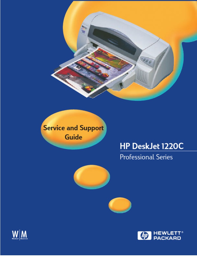 DeskJet 1220C Service Manual | PDF
