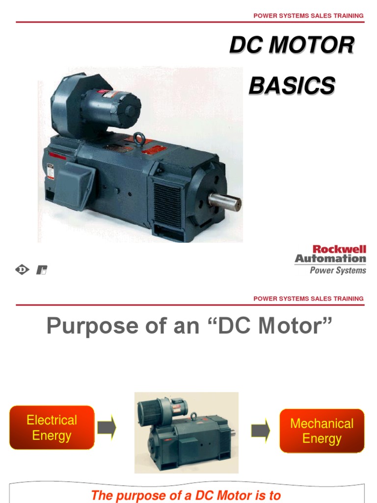 PS Basics of A DC Motor | PDF | Electric Motor | Electric Power System