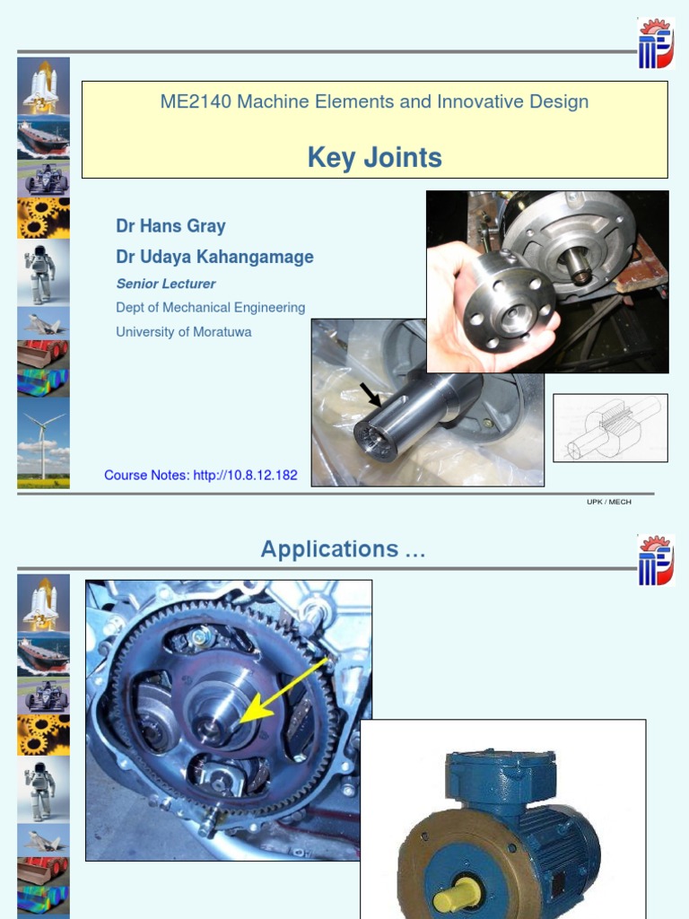03 Key Joints | Download Free PDF | Machines | Mechanical Engineering