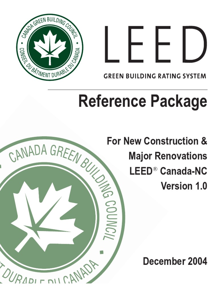 1 Leed Canada Ncv1.0 Introduction | PDF | Leadership In Energy And ...