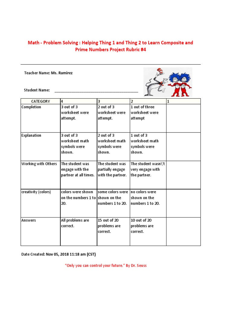 Rubric 4 Project | PDF