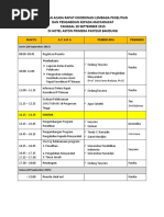 Contoh Format Risalah - Notulen Rapat KM 41-2021 Sampel | PDF