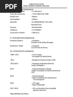 Curriculum Vitae Alejandro | PDF | Negocios