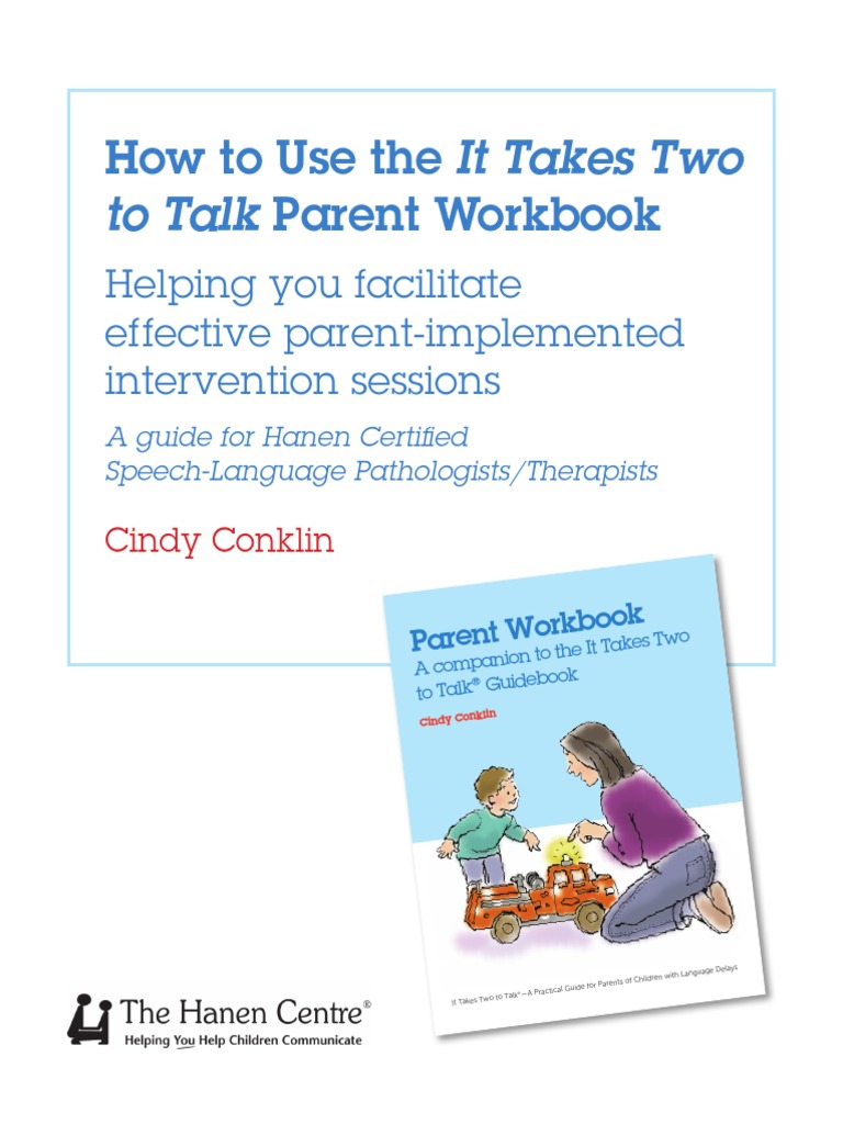 To Talk Parent Workbook: How To Use The It Takes Two | PDF | Question ...