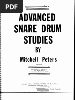 Intermediate Snare Drum Studies - Mitchell Peters | PDF