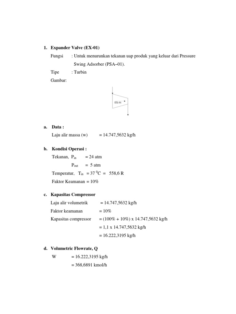 Expander Valve (EX-01) : in Out in 0 | PDF