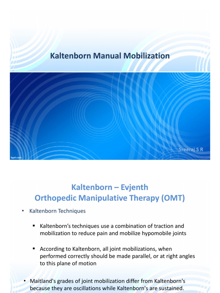 Kaltenbornmanualmobilizationsrs 150329041247 Conversion Gate01 | PDF ...