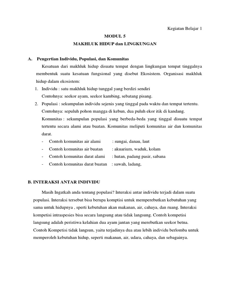 Modul 5 Konsep Dasar Ipa | PDF