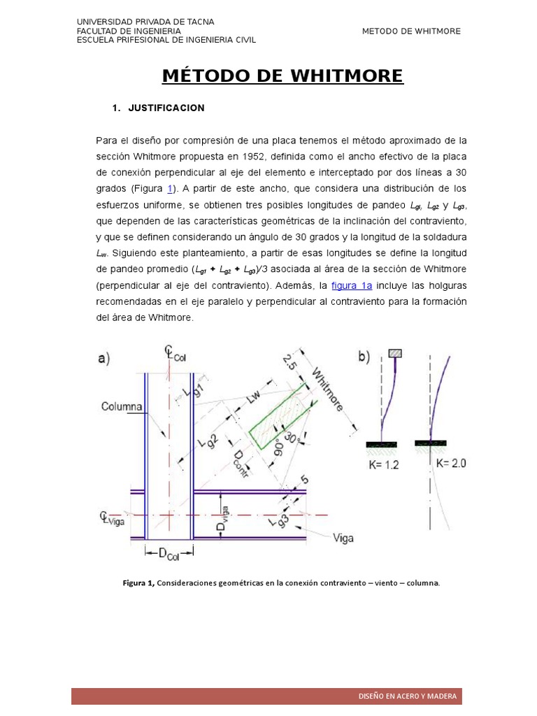 Metodo de Whitmore | PDF | Pandeo | Ingeniería de Edificación