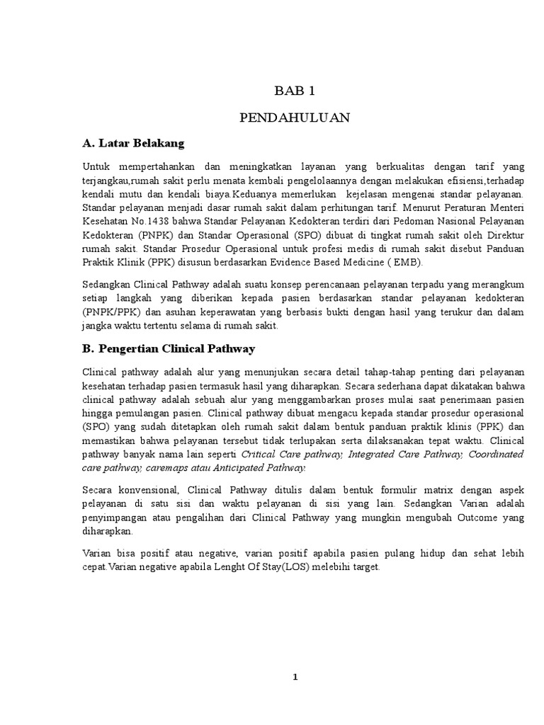 Clinical Pathway Anak | PDF