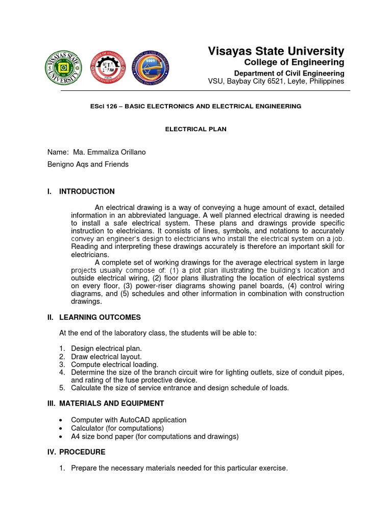 Electrical Plan | PDF | Fuse (Electrical) | Watt