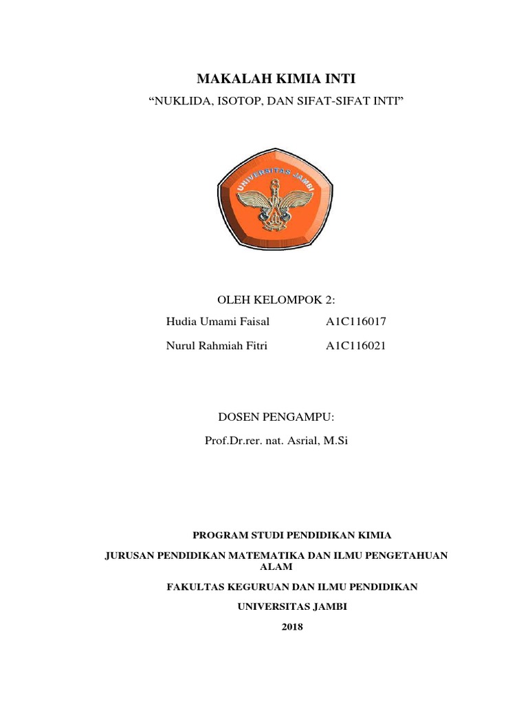 Isotop dan Nuklida dalam Kimia Inti | PDF | Sains & Matematika