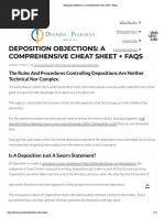 Example Deposition Transcript PDF | PDF | Deposition (Law) | Government