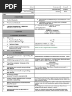 DLL Week 5 Grade 9 Science | PDF | Heredity | Dominance (Genetics)