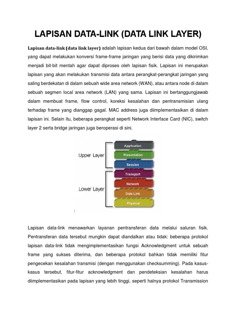 Lapisan Data | PDF | Sains & Matematika | Komputer