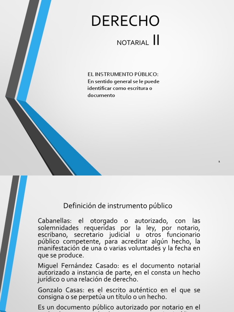 El instrumento público notarial: características y requisitos legales ...