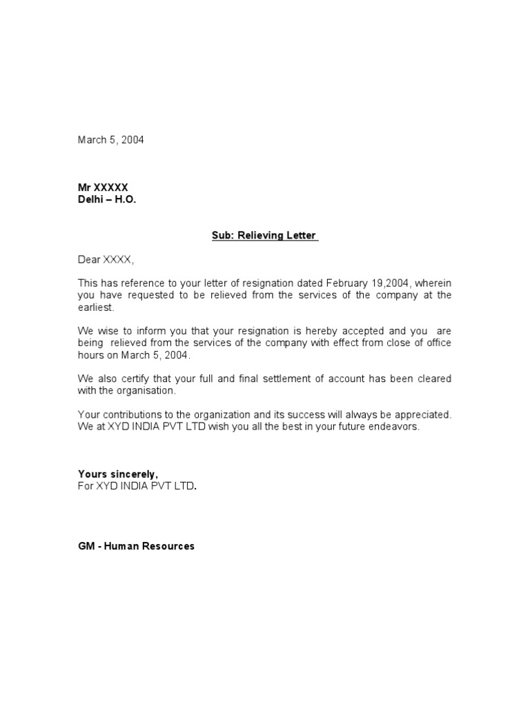 Early Relieving Request Letters | PDF | Employment
