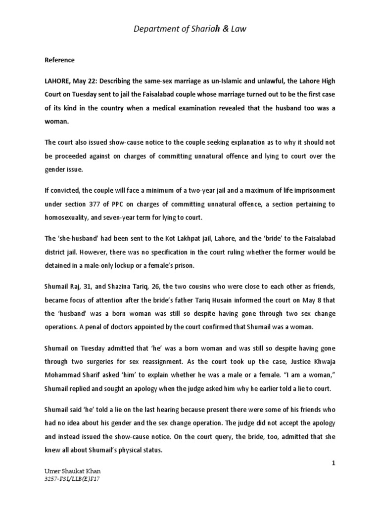 Same Sex Marriages | PDF | Transgender | LGBTQIA+ Studies