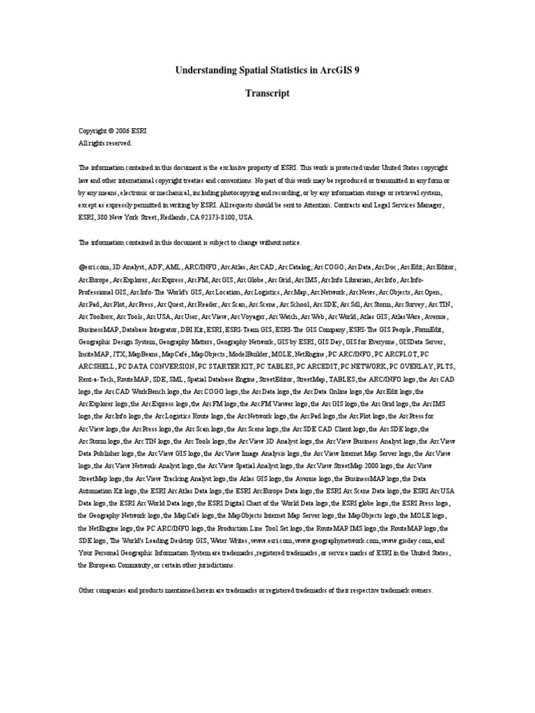 Coordinate Reference Systems | PDF | Arc Gis | Spatial Analysis