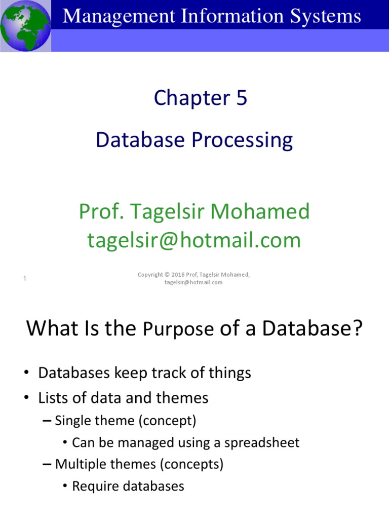 MIS Chapter 5 | PDF | Databases | Data Warehouse
