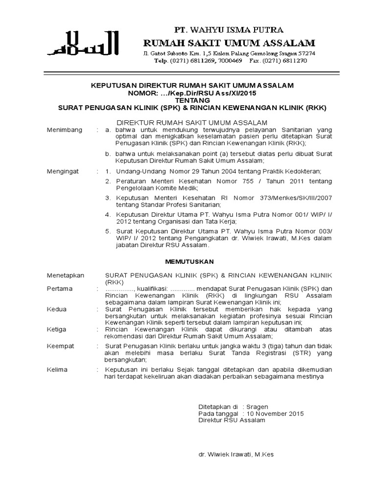 SK SPK & RKK Sanitarian | PDF