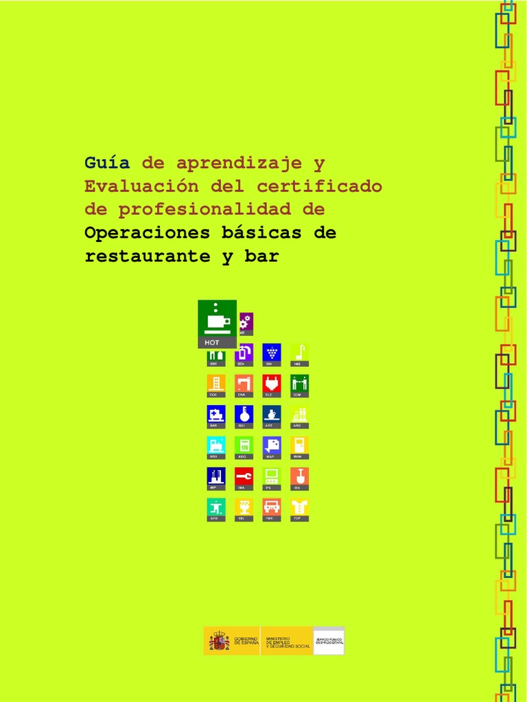 Guía Para Bar Y Restaurante Pdf Evaluación Alimentos