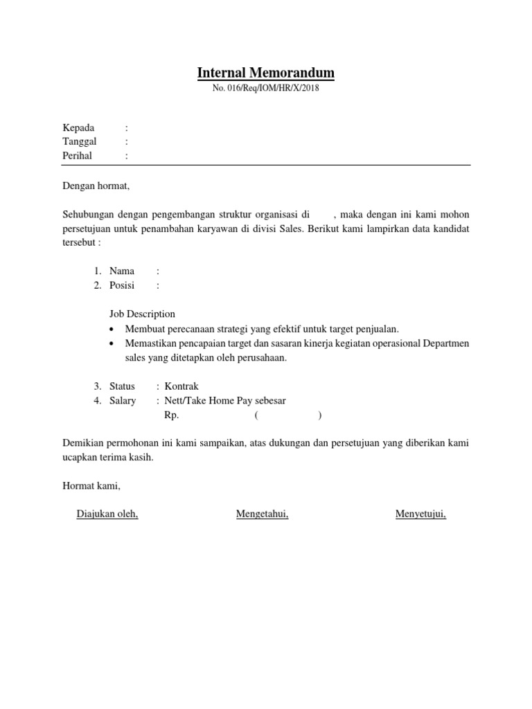Internal Memorandum | PDF
