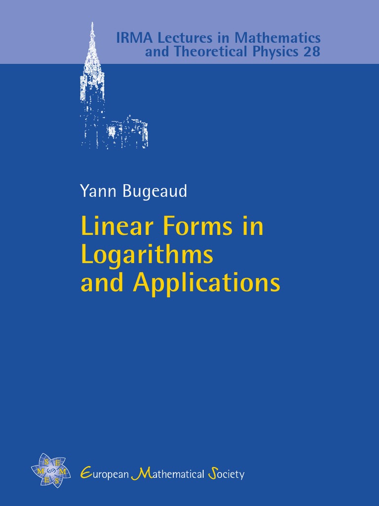 Linear Forms in Logarithms and Applications | PDF | Numbers | Mathematical Objects