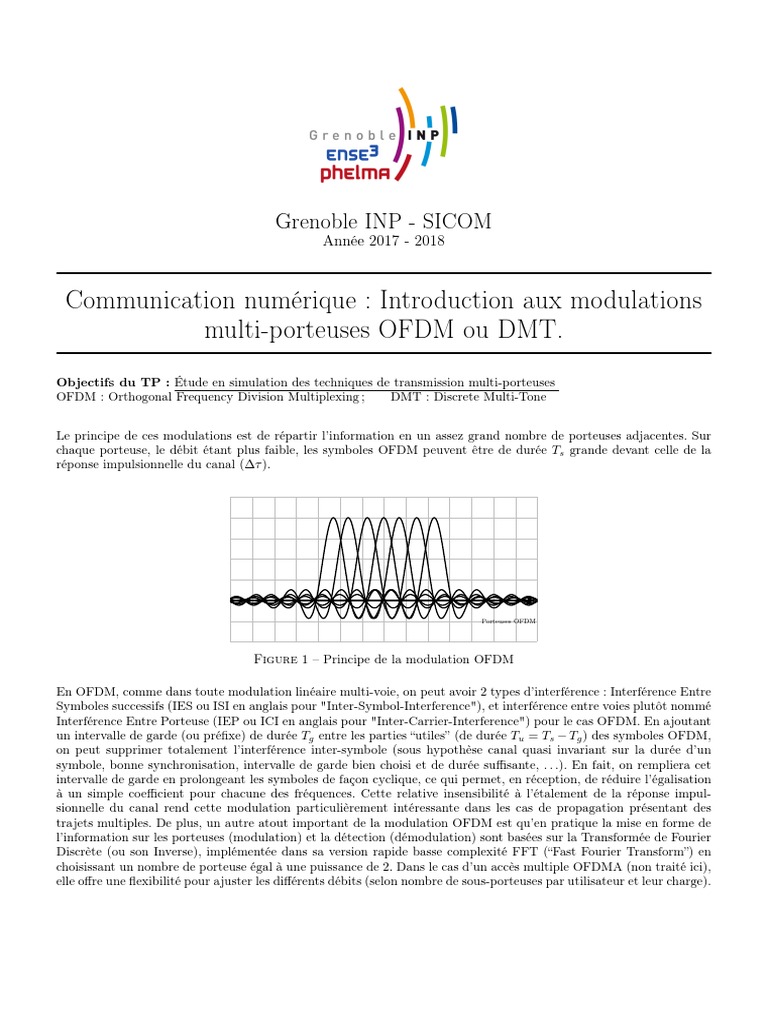 Modulation Numerique | PDF | Orthogonal Frequency Division Multiplexing ...