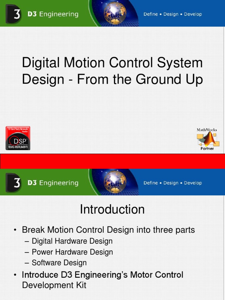Digital Motion Control System Design - From The Ground Up | PDF ...