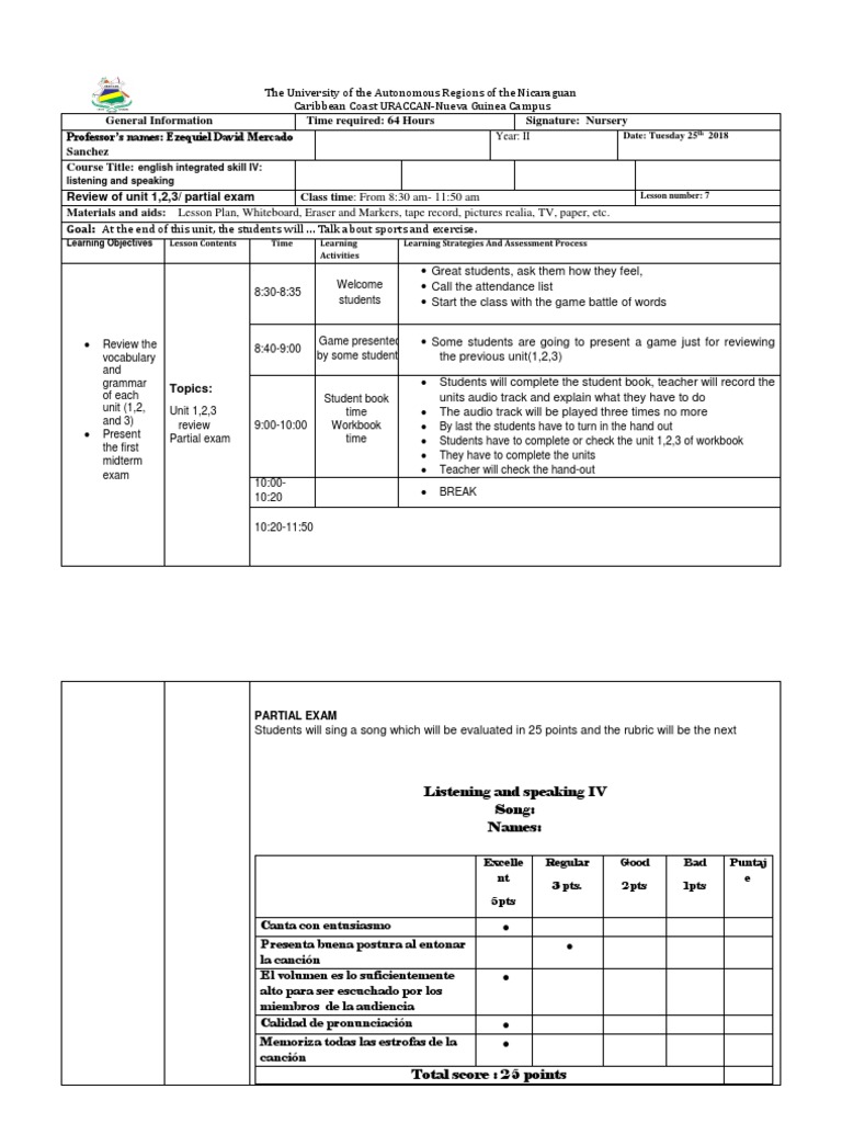Lesson Plan 7 | PDF | Lesson Plan | Pedagogy