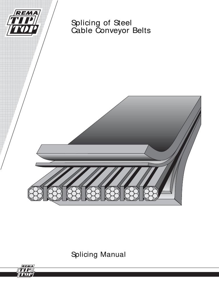 TIP TOP Steel Cord Splicing Manual | PDF | Belt (Mechanical) | Natural ...