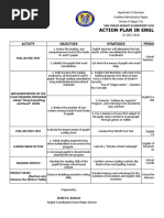 English-Club-Action-Plan-2023-2024 | PDF | Human Communication | Learning