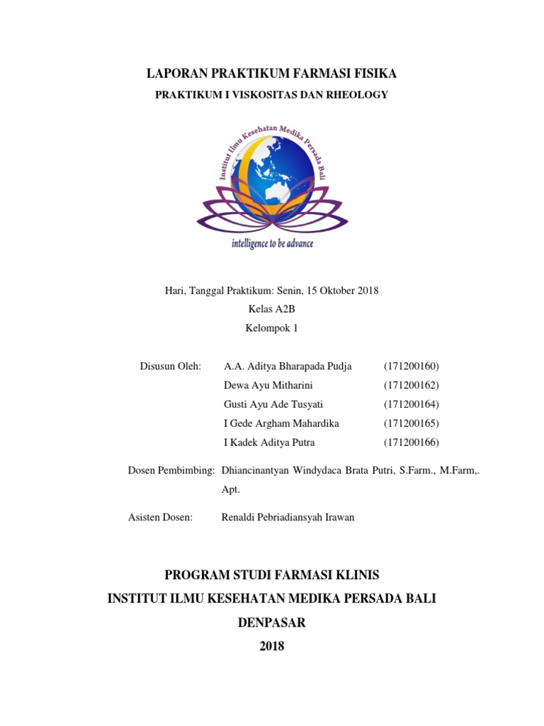 Laporan Praktikum Farmasi Fisika 11 | PDF