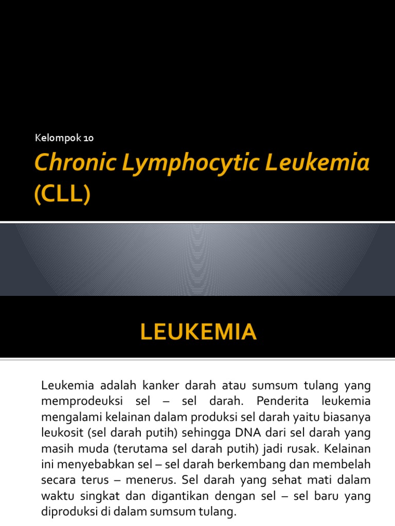 Chronic Lymphocytic Leukemia (CLL) | PDF