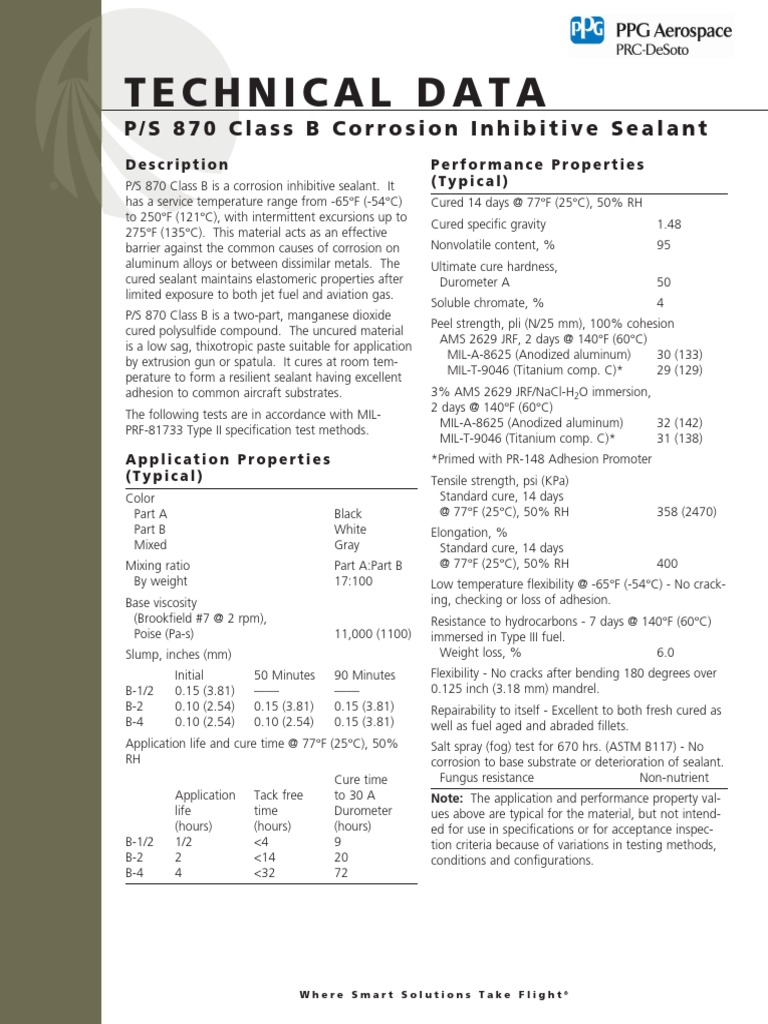 PS 870 Class B 11 16 PDF | PDF | Titanium | Corrosion