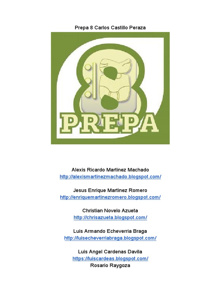 Prepa 8 Carlos Castillo Peraza | PDF