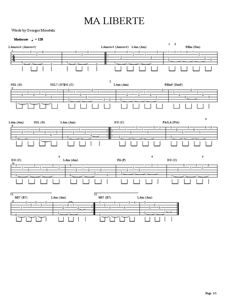 Ma Liberte PDF | PDF