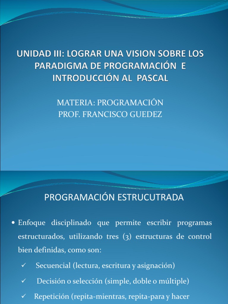 Ejercicios Resueltos Pascal | PDF | Programa de computadora | Programación
