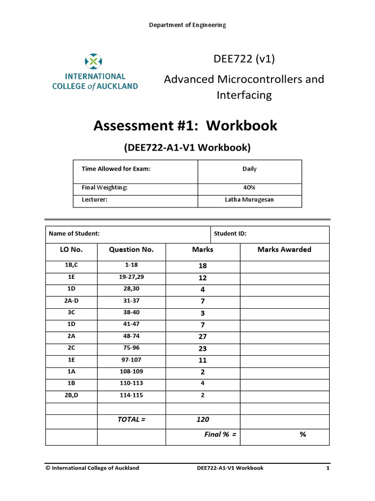 Advanced Microcontrollers and Interfacing | Download Free PDF | Analog ...