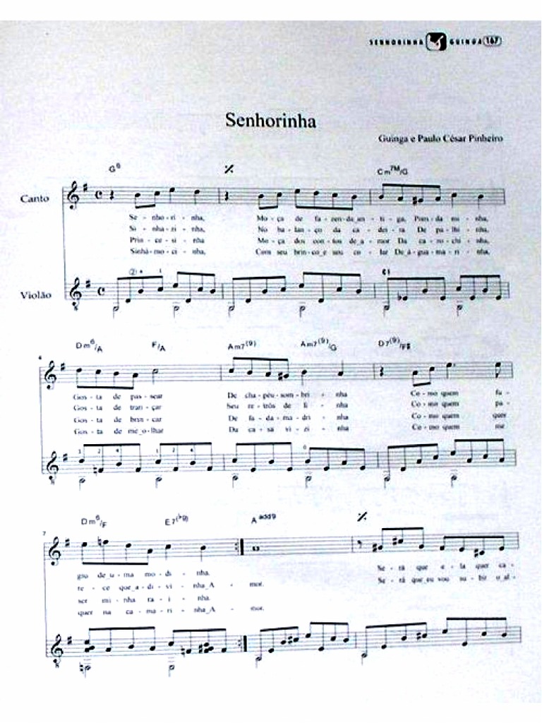 Senhorita Guinga Partitura | PDF