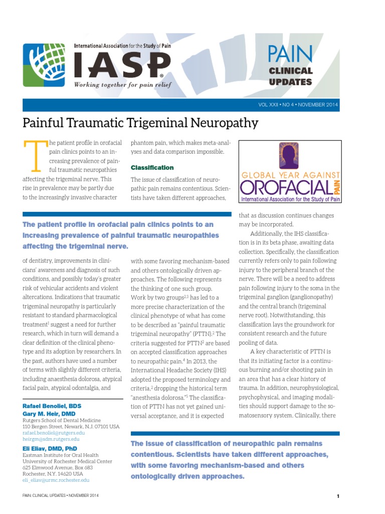 Fasc Dor Orofacial | PDF | Peripheral Neuropathy | Pain