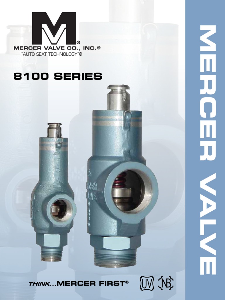 Mercer Valve 8100 | PDF | Valve | Fluid Dynamics
